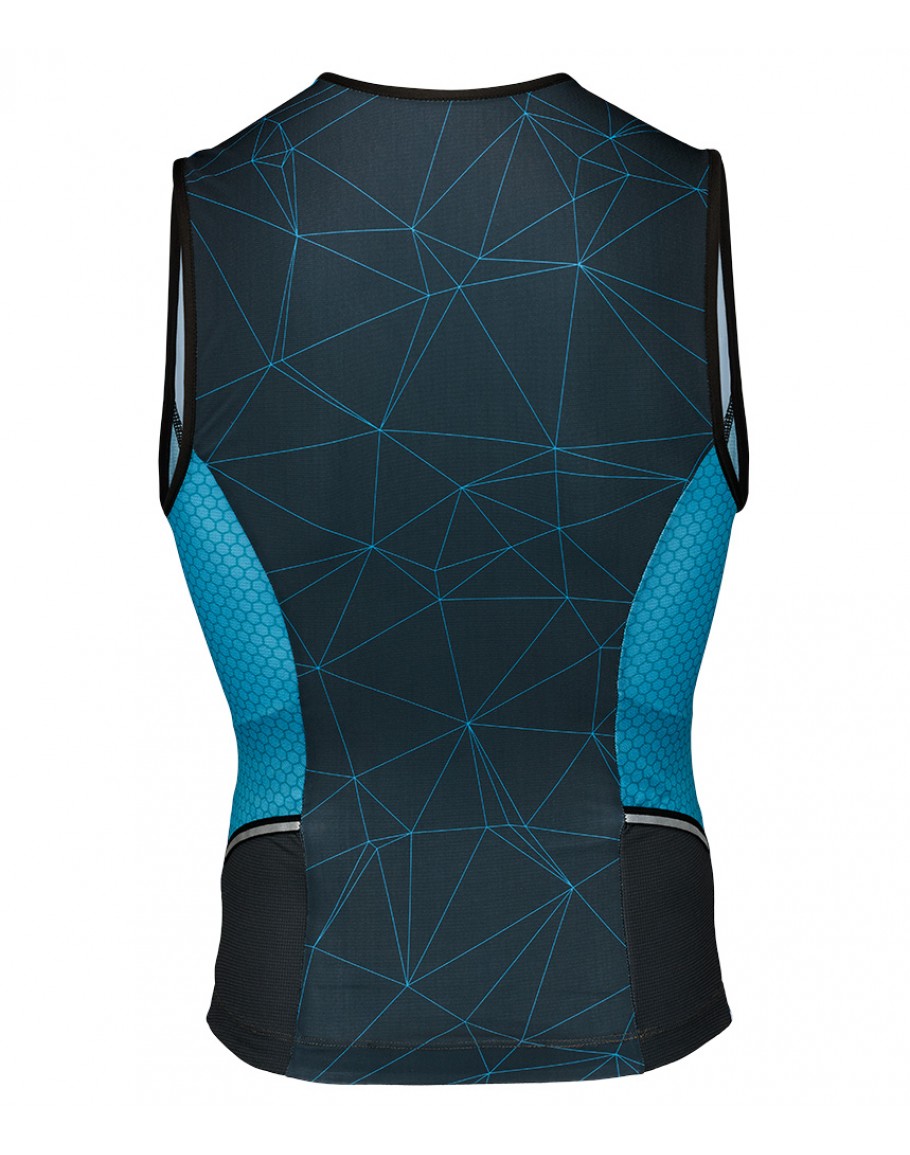 Men's High Performance Quick Dry Soft Comfort Men's Tri Singlet SPRINT BLUE