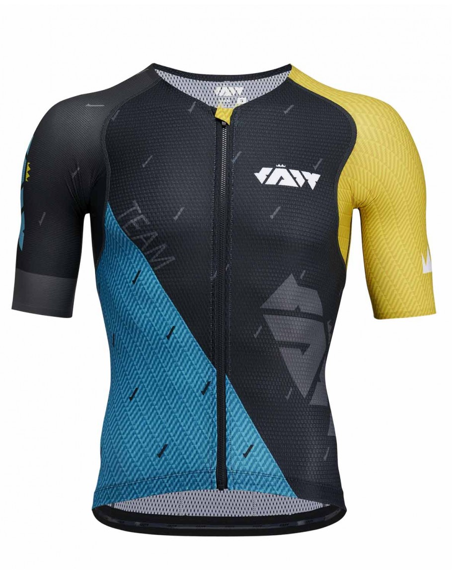 Men's High Performance Quick Dry Soft Comfort Tri Top JAW TEAM Yellow